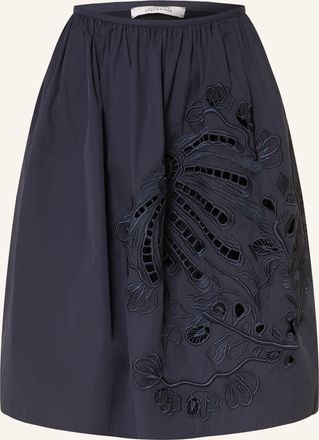 Dorothee Schumacher Dorothee Schumacher Rock Embroidered Beauty Mit Lochspitze blau