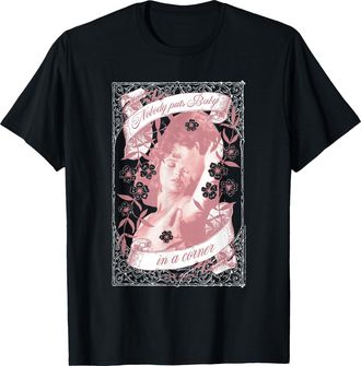 Dirty Dancing Baby and Johnny Floral Framed Photo Movie T-Shirt