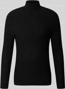 Antony Morato Rollkragenpullover aus Viskose-Mix in Ripp-Optik