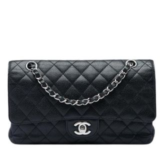 Chanel Pre-owned Vintage Double Flap Shoulder Bag - - Pre-owned - Damen - Schwarzk - ONE SIZE