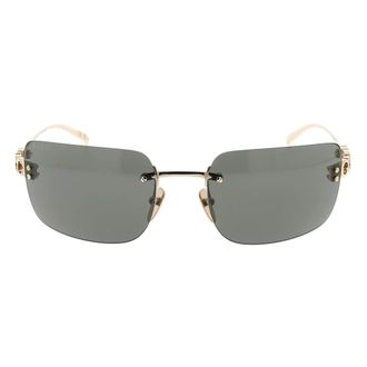 Gucci Gg2038S Rechteckige Sonnenbrille - - Accessories - Damen - Beige - ONE SIZE