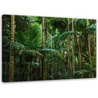 Feeby Tableau sur toile Palmiers For&ecirc;t Nature 100x70