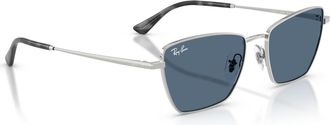 Ray-Ban Sonnenbrillen Ray-Ban Drea Bio-Based 0RB3783 Silberfarben