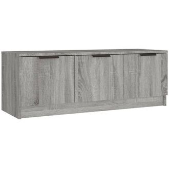 vidaXL Vidaxl - Meuble tv Sonoma gris 102x35x36,5 cm Bois ding&eacute;nierie