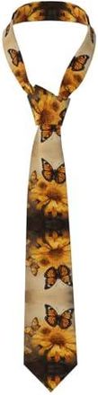 Generic Cravate Homme Impression De Papillons Et DAbeilles Cravate &Eacute;troite Confortable Doux Cravates Pour Hommes, Pour Travail, F&ecirc;te, DAffaires
