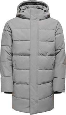 Only & Sons Herren ONSCARL Life Long Quilted Coat NOOS OTW Steppjacke, Griffin, M