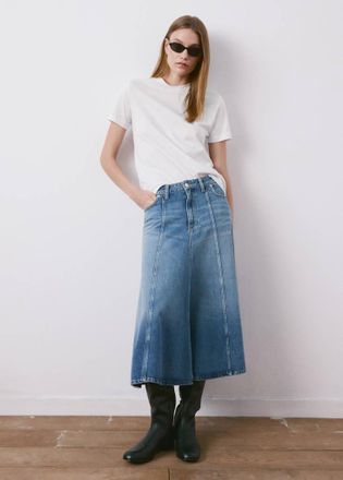 Mango T-shirt coton manches courtes blanc - Femme - XXS - MANGO