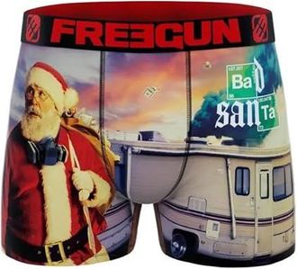 Freegun L- Calzoncillo B&oacute;xer Badsanta Para Hombre Microfibra Cale&ccedil;on Boxeur, Multicolore, L Homme