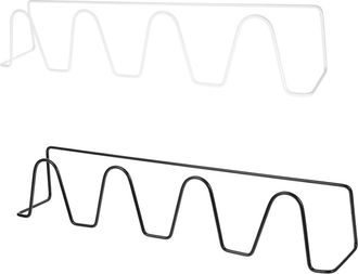 BESPORTBLE 2 St&uuml;ck Wand schuhregal f&uuml;r Badezimmer Slipper Aufbewahrung Platzsparendes H&auml;ngeregal mit Schnelltrocknender Bel&uuml;ftung Praktische Schuhablage f&uuml;r Flur