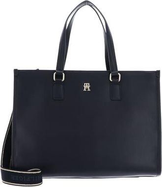 Tommy Hilfiger Femme TH MONOTYPE Tote AW0AW15978 Fourre-Tout, Bleu (Space Blue), OS