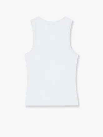 Givenchy Womens Tank Top Cotton Blend White T-Shirts & Jerseys