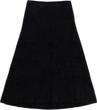 Rick Owens Homme, Accessoires, Noir, Taille: ONE Size Pull à col roulé en laine Cowl