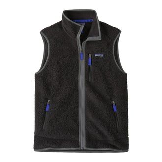 Patagonia Homme, Sport, Noir, Taille: S Retro Pile Vest