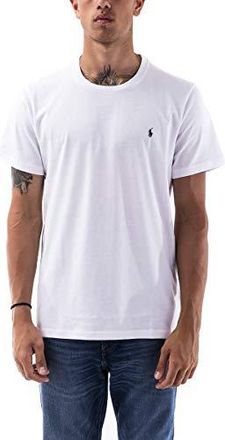 Ralph Lauren T-Shirt col Rond Blanc régular fit pour Homme