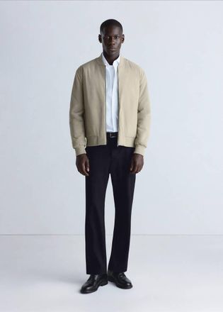 Mango Bomberjacke mit Thermolite-F&uuml;llung mittelbraun - Herren - XXL - MANGO MAN