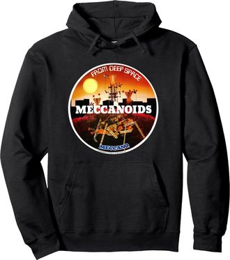 Meccano Modell Meccanoids from Deep Space Retro Pullover Hoodie