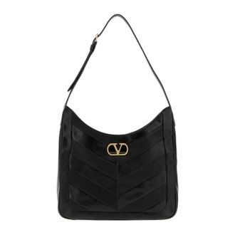 Valentino Garavani Hoboho Medium Hobo Bag - - Bags - Damen - Schwarzk - ONE SIZE
