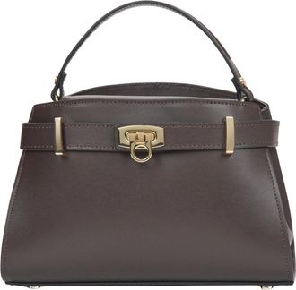 Estro & Luminara Femme, Sacs, Brun, Taille: ONE Size Sac &agrave; main cartable