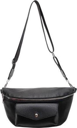 Generic Kexpery PU Leather Sac Banane Femme Sacoche Crossbody avec Bandouli&egrave;re R&eacute;glable pour Voyage, Sport et Sorties Quotidiennes