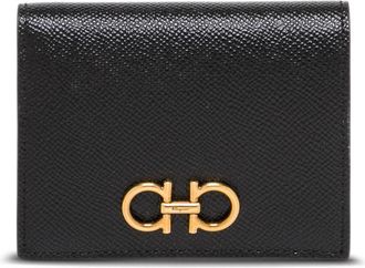 Ferragamo Geldb&ouml;rse mit Logo-Schnalle vorne - - Accessories - Damen - Schwarzk - ONE SIZE