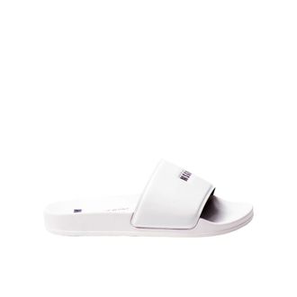 Msgm Logo Sliders - - Shoes - Damen - Wei&szlig; - 40 EU