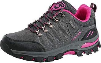 Generic Chaussures de randonnée antidérapantes et durables pour femme - Chaussures de sport dextérieur imperméables légères et respirantes, gris, 38 EU