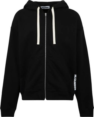 Jil Sander Zip-through Hoodie - - Sweatshirts & Hoodies - Herren - Schwarzk - L