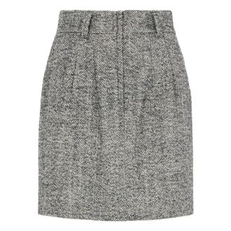 Dolce & Gabbana Woll-Minirock - - Skirts - Damen - Grau - M