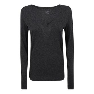 Majestic Filatures Anthrazit Baumwolle Kaschmir T-shirts und Polos - - Tops - Damen - Grau - L