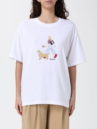 Barbour T-Shirt Femme couleur Blanc