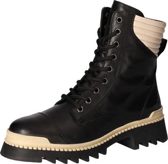 2Go Shoe Company Damen 8095-501 Mode-Stiefel, Schwarz/Beige, 39 EU