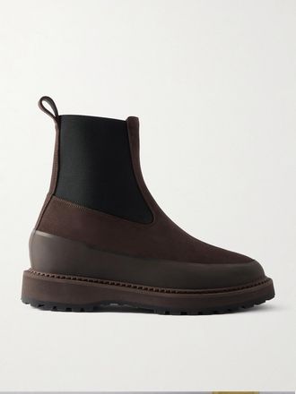 Le Monde Beryl + Diemme Dolomite Chelsea Boots Aus Veloursleder - Braun