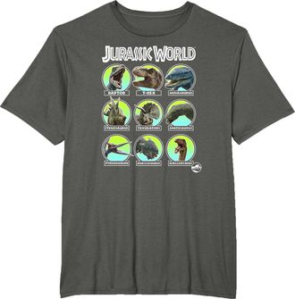 Jurassic Park Dinos Photo Circles Collage T-Shirt