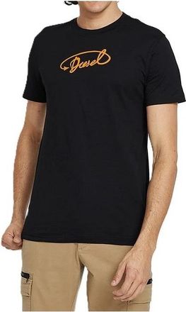 Diesel Baumwoll T-Diegor-L11 Herren T-Shirt - - Tops - Herren - Schwarzk - L