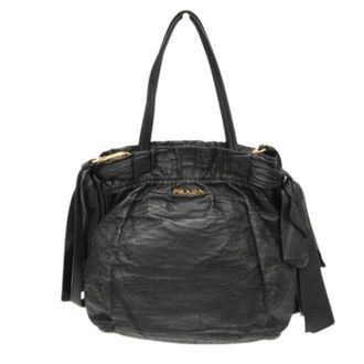 Prada Sac &agrave; main Pre-owned Side Bow Bn1760 - Femme - Pre-owned - Noir - Taille: ONE Size