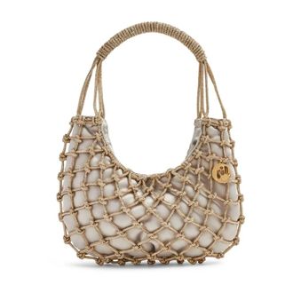 Rosantica Handgewebte Kristallverzierte Silbertasche - - Bags - Damen - Grau - ONE SIZE