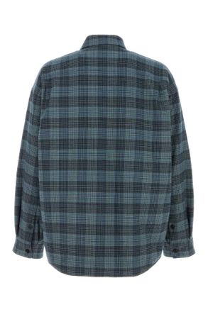 Balenciaga Padded Shirt - Blue