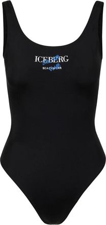 Iceberg Femme, Maillots de bain, Noir, Taille: 40 FR Maillot de bain une pi&egrave;ce