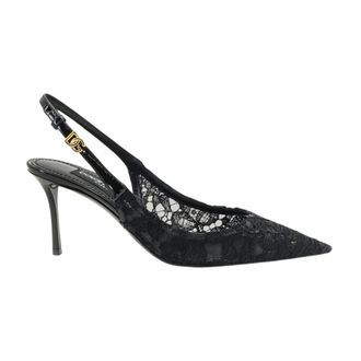 Dolce & Gabbana Femme, Chaussures, Noir, Taille: 38 1/2 EU Escarpins