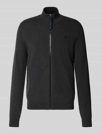 Lerros Strickjacke aus reiner Baumwolle mit Rei&szlig;verschluss