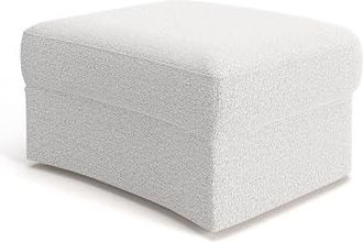 Cavadore Cavadore Hocker Jawa / Bodennaher Polsterhocker in Nierenform / Ideal als Fußhocker oder Sitzgelegenheit / Passend zur Garnitur Jawa / 84 x 43 x 70 / 