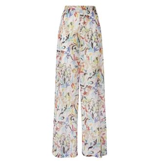 Missoni Femme, Pantalons, Multicolore, Taille: 38 FR Wide Pantalons