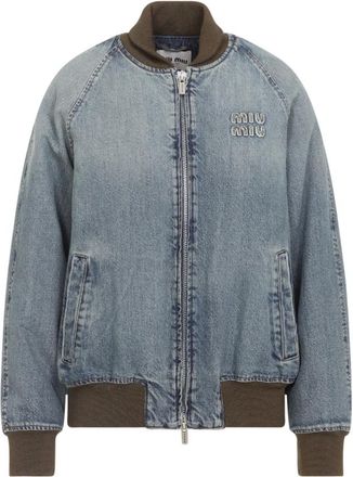 Miu Miu Damen, Jacken, Blau, SGr&ouml;&szlig;e