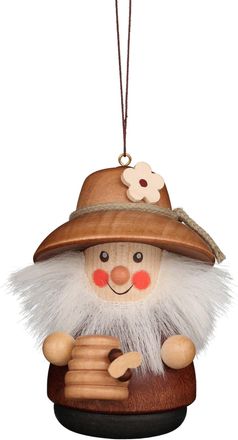 Christian Ulbricht Christbaumschmuck Wackelmännchen Imker Natur - 8 cm