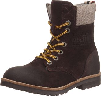 Tommy Hilfiger Morrison 1 B FB8FB01225, Jungen Stiefel, braun, (Dark Brown 201), EU 30