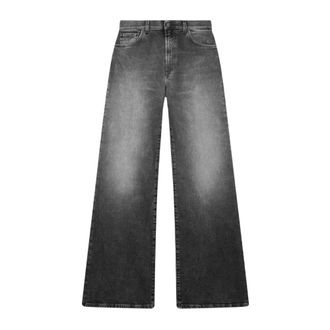 Dondup Wide Leg Stretch Jeans - - Jeans - Damen - Grau - W28