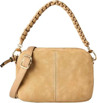 Gabor Kleine Handtasche mit geflochtenem Henkel - - Bags - Damen - Beige - ONE SIZE
