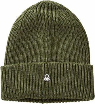 Benetton Berretto 12paua00x Ensemble daccessoire dhiver, Vert, L Homme