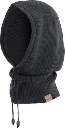 Knit Factory Evy &Eacute;charpe &agrave; capuche - Anthracite - One Size