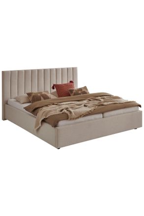 Boxxx Polsterbett, Beige, Textil, 180x200 cm, Reach, Stoffauswahl, in verschiedenen Gr&ouml;&szlig;en erh&auml;ltlich, Schlafzimmer, Betten, Polsterbetten
